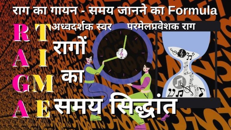 रागों का समय सिद्धांत Raag Time अध्वदर्शक स्वर, परमेलप्रवेशक राग - सप्त ...